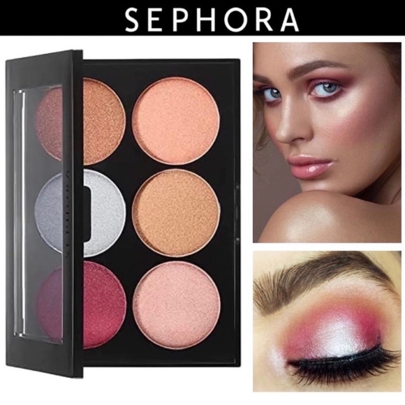 Sephora | Makeup | Sephora Metallic Pigment Eye And Face Palette | Poshmark